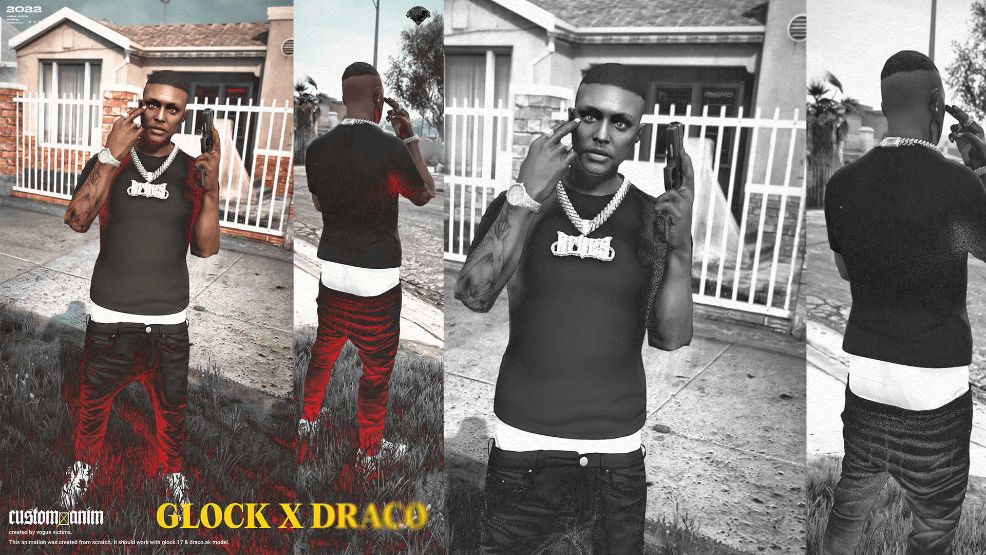 Glock x Draco Custom Animation – GTA 5 mod