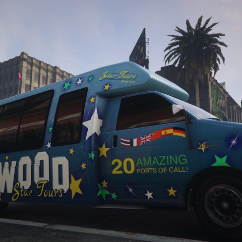 Mapped Tour Bus [Replace | Liveries] 1.0 – GTA 5 mod