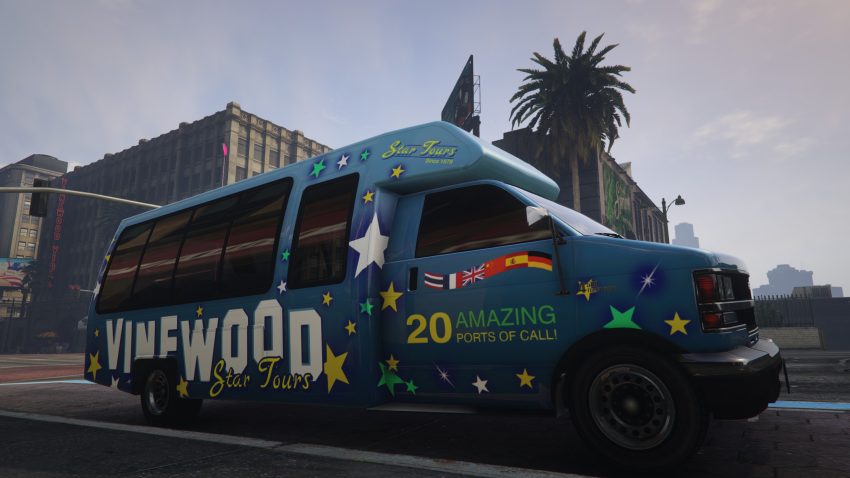Mapped Tour Bus [Replace | Liveries] 1.0 – GTA 5 mod