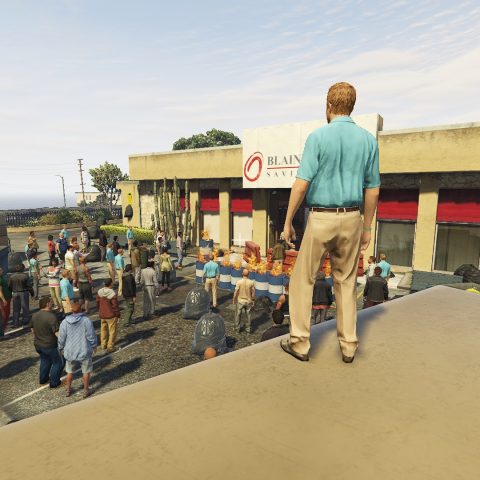 Paleto Bay Bank Protest [Menyoo] 1.0 – GTA 5 mod