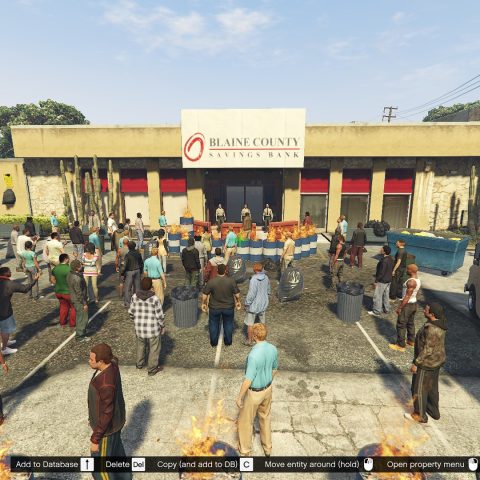 Paleto Bay Bank Protest [Menyoo] 1.0 – GTA 5 mod