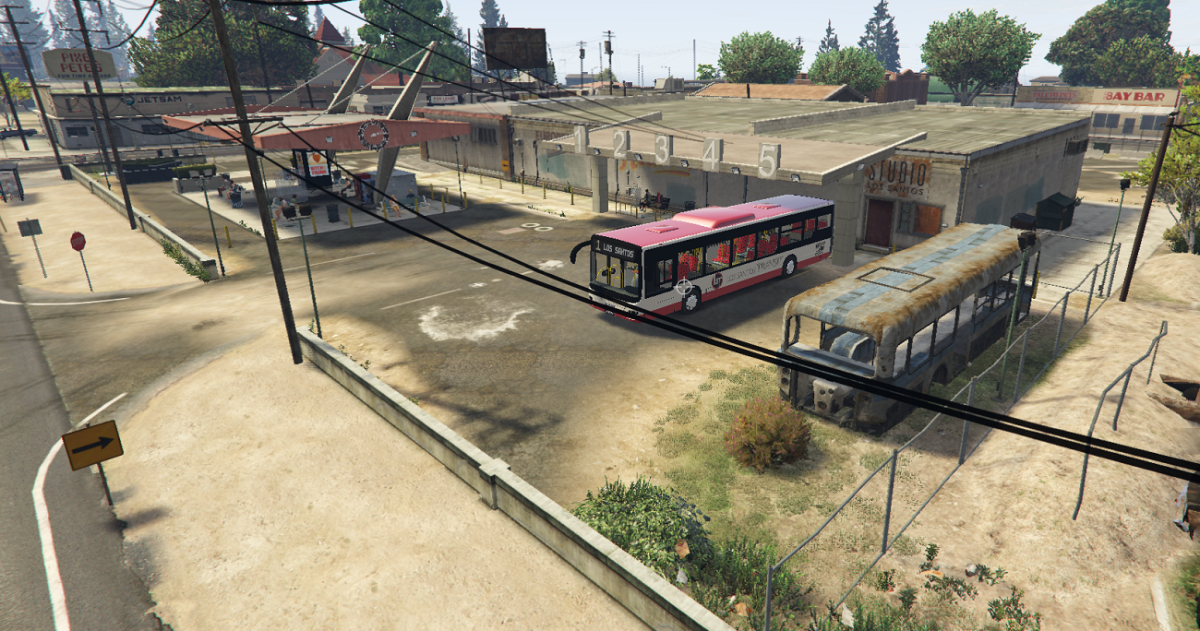 Paleto Bay Bus station [MapEditor] 1.0 – GTA 5 mod