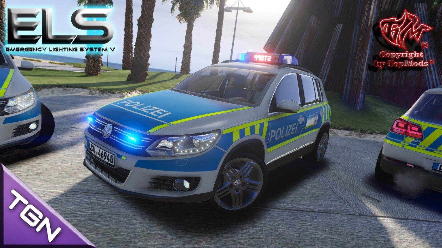 Volkswagen Tiguan Polizei LSA [ELS] – GTA 5 mod