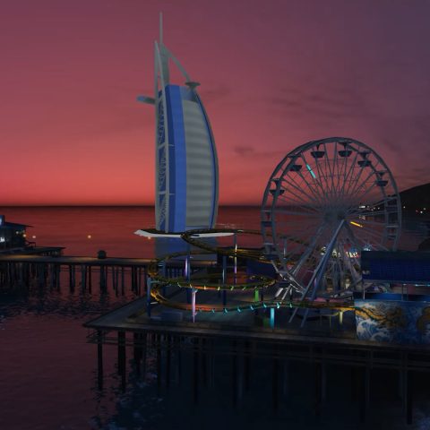 Dubai Highway [Add-On SP | OIV | FiveM] V1.2 – GTA 5 mod