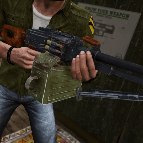 [INS2] PK Machine Gun [Animated] V1.0 – GTA 5 mod
