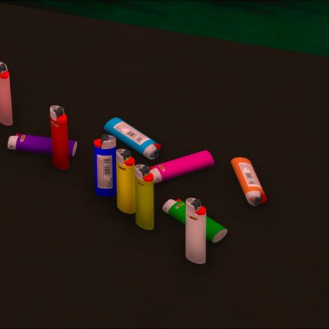 Bic Lighters Prop [Add-On] V2.0 final – GTA 5 mod