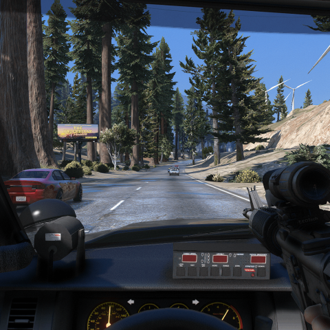 Shoot Rifle from Car V1.0 – GTA 5 mod