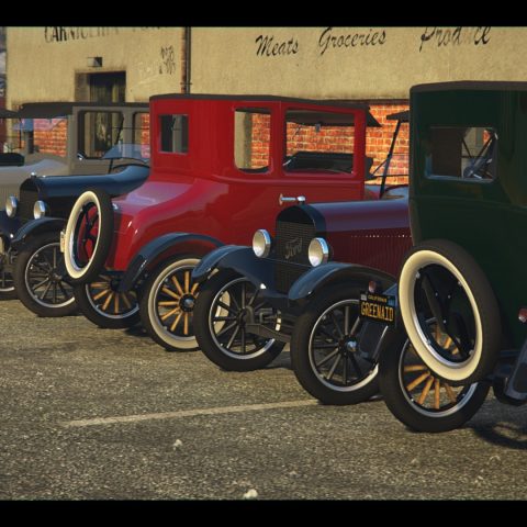 1927 Ford Model T Pack [Add-On | Extras | Sound | VehFuncs V | LODs] V1 ...