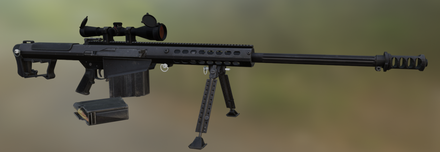 BARRETT M107A1 + M82A3 [29inch + 20inch] V3.1 – GTA 5 mod