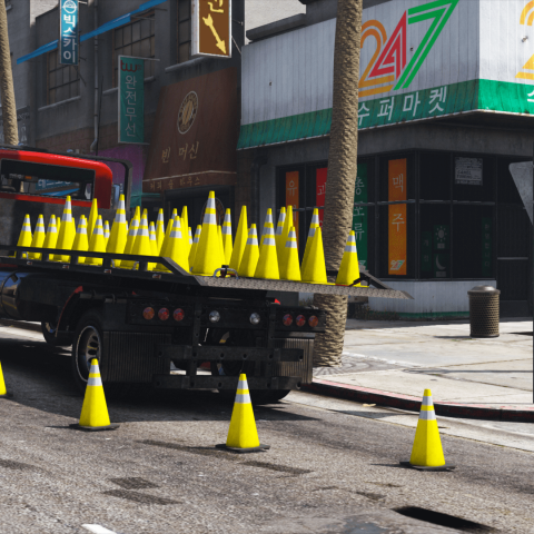 Cones of San Andreas V1.1 – GTA 5 mod