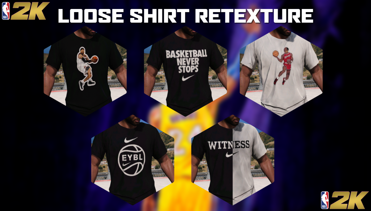 Loose Shirt RETEXTURE pack #3 V1.0 – GTA 5 mod