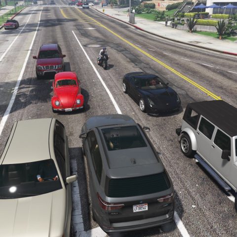 Online cars spawn naturally in traffic V0.3 – GTA 5 mod