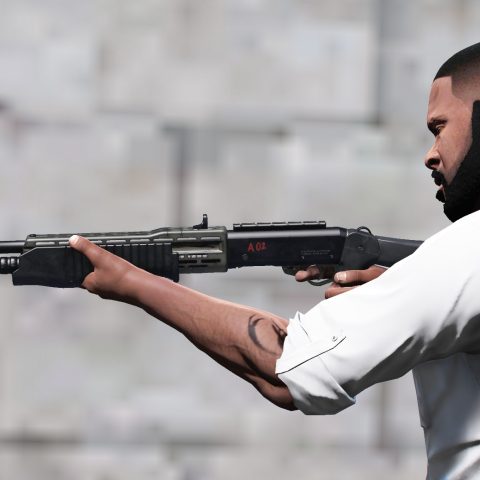 SPAS-12 from CoD Cold War [Animated] V1.0 – GTA 5 mod