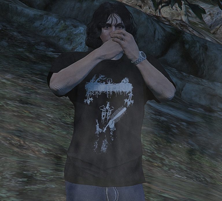 Semetary Nailbat T-Shirt for MP Male – GTA 5 mod