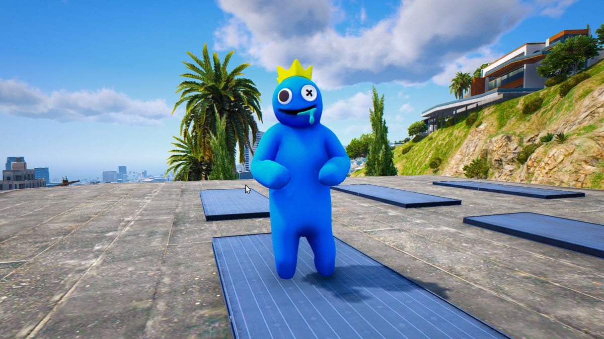 Blue (Rainbow Friends) v1.0 – GTA 5 mod