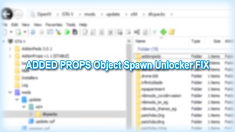 Added Props FIX – GTA 5 mod