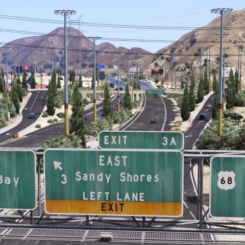 Sandy Shores Exit Remastered – GTA 5 mod