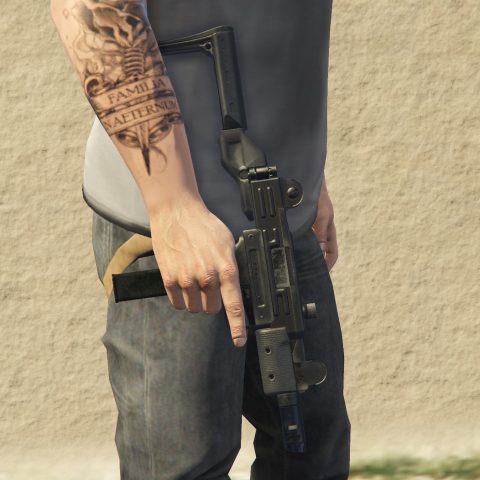 Tactical Mini-Uzi from MWR [Animated] – GTA 5 mod