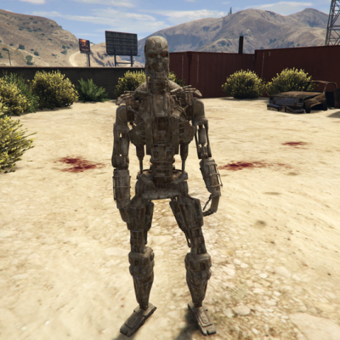 Terminator T-800 Endoskeleton V1.0 – GTA 5 mod