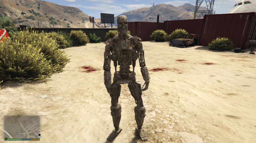 Terminator T-600 Endoskeleton (Add-On Ped) – GTA 5 mod