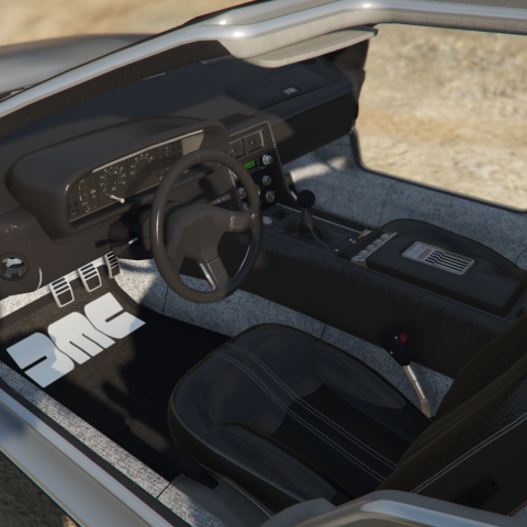 Delorean DMC [Add-On | VehFuncs V] V0.1 – GTA 5 mod