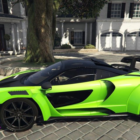 McLaren Senna Widebody Neon Edition – GTA 5 mod