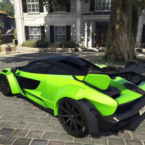 McLaren Senna Widebody Neon Edition – GTA 5 mod