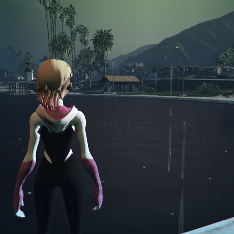 Spider-Gwen [Across The Spider Verse] V2.0 – GTA 5 mod