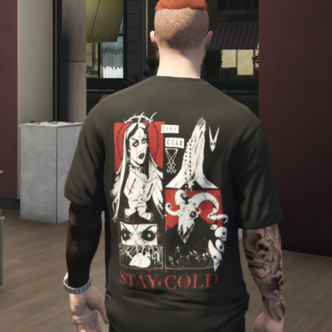 9 x "Stay Cold Apparel" T-Shirts MP Male [Add-on | Replace | Fivem] V0 ...