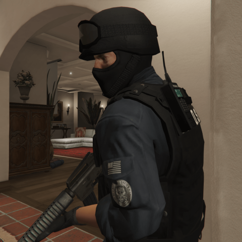 Classic Blue NOOSE Ped V1.0 – GTA 5 mod