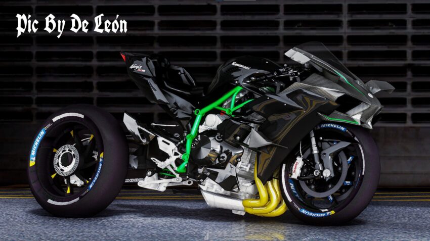 Kawasaki Ninja H2R Customs – GTA 5 mod