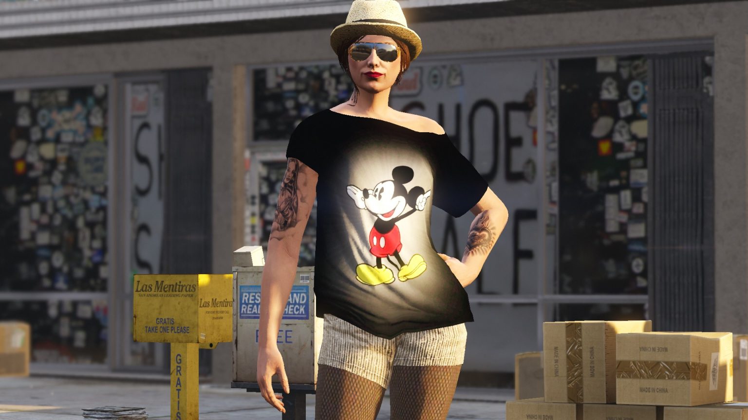 Mickey Mouse shirts pack for MP Female V1.0 – GTA 5 mod