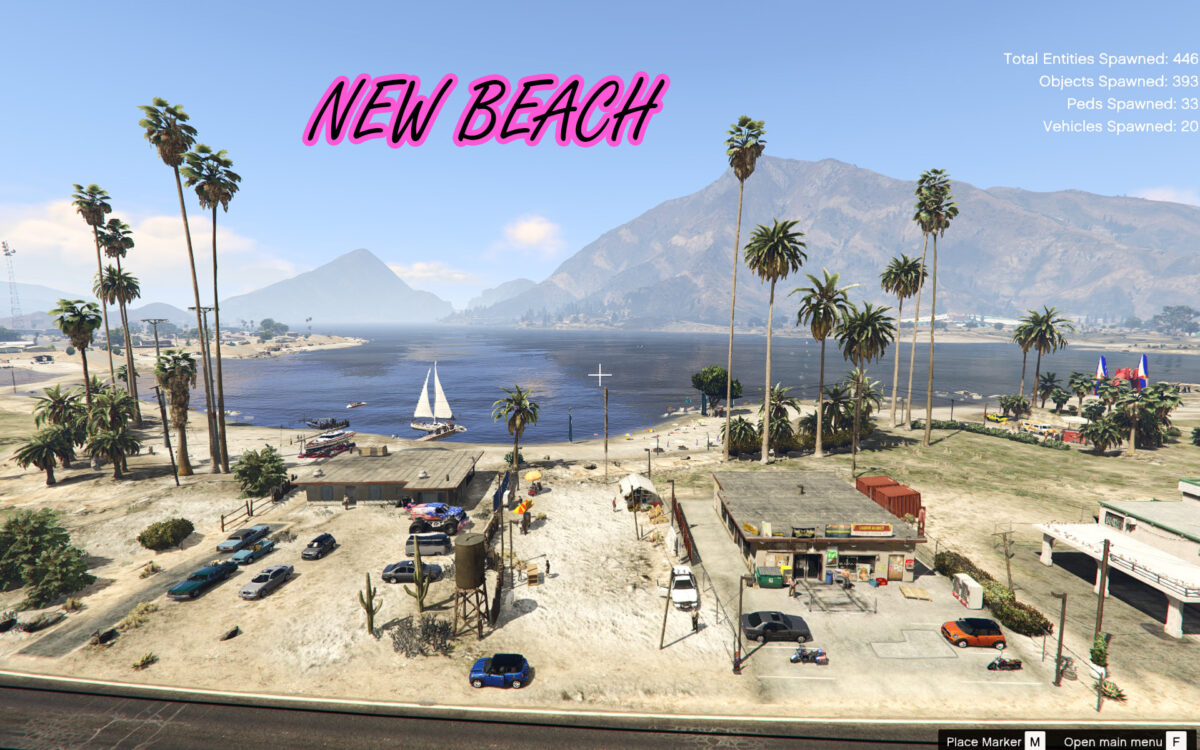 New Beach at Grapeseed V1.0 – GTA 5 mod