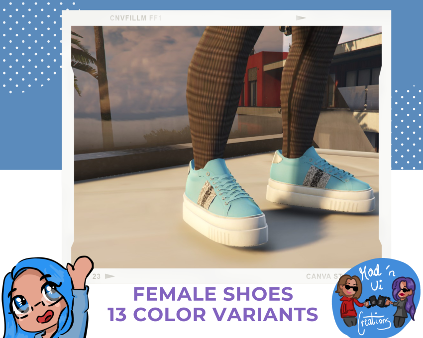 Shoes for MP Female V1.0 – GTA 5 mod