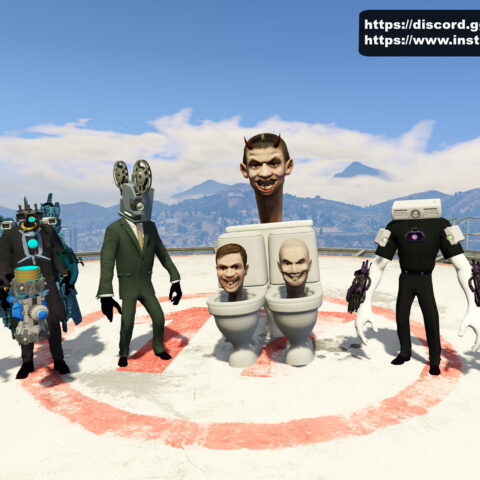 Skibidi Toilet 3 Head V1.0 – GTA 5 mod