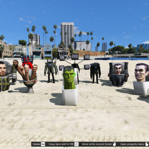 Skibidi Toilet Hulk Head V1.0 – GTA 5 mod