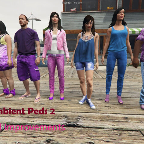 Better and Enhanced Peds V2.0 – GTA 5 mod