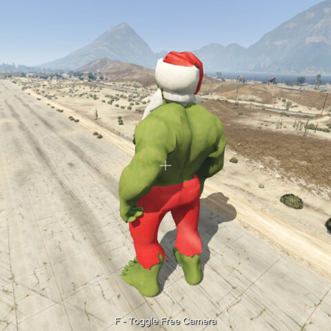 Santa Hulk Claus [Add-On Ped] V1.0 – GTA 5 mod