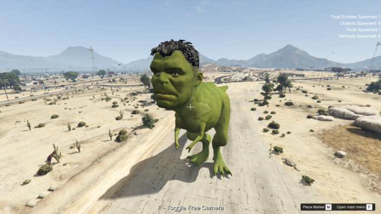 T-Rex Hulk Giant [Add-On Ped] V1.0 – GTA 5 mod