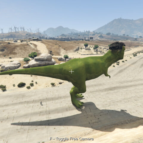 T-Rex Hulk Giant [Add-On Ped] V1.0 – GTA 5 mod