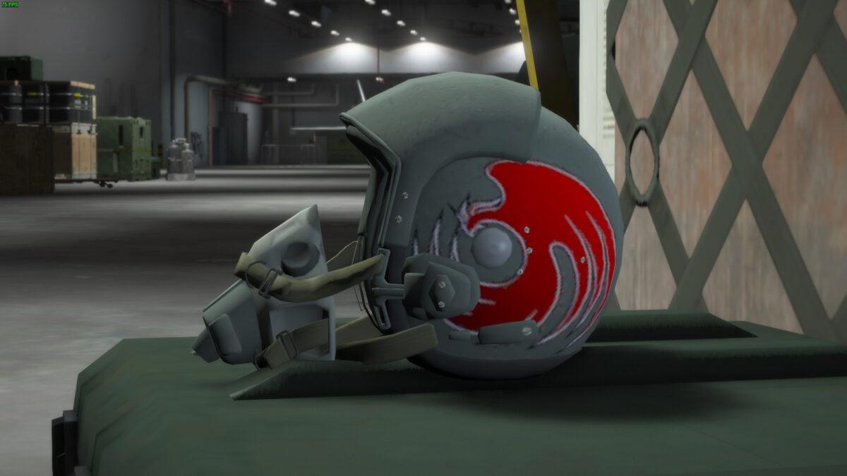 Scarface 1 "Phoenix" flight helmet - Ace Combat V1.0 – GTA 5 mod