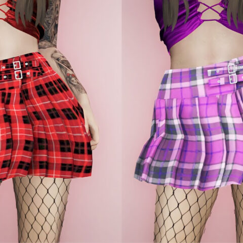 Buckle crop top for MP Female – GTA 5 mod