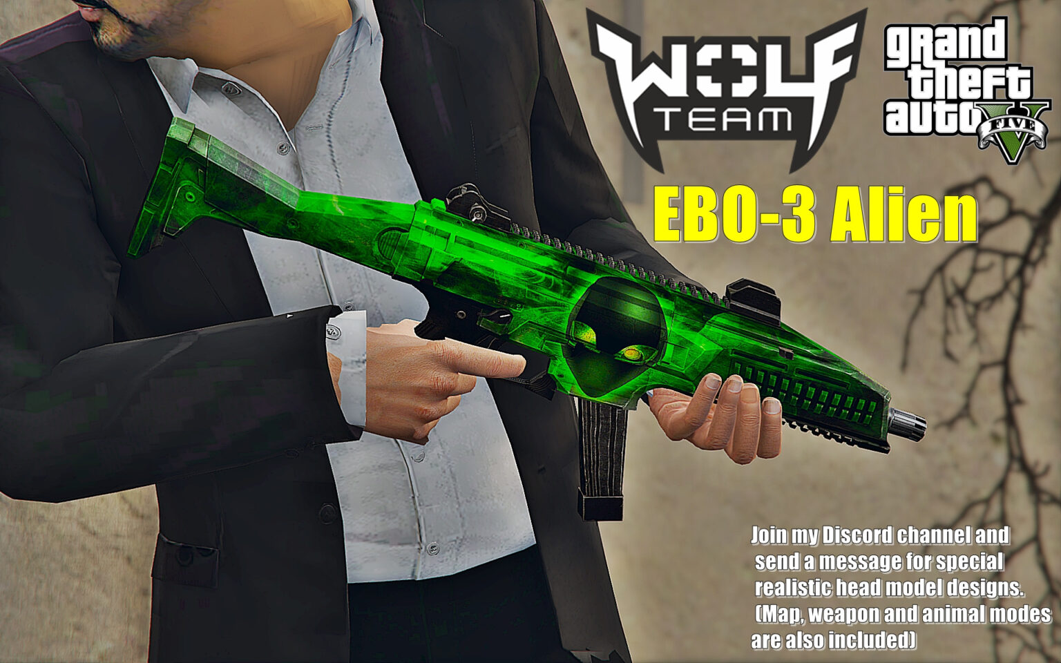 EBO-3 Alien [Replace / FiveM] V1.0 – GTA 5 mod