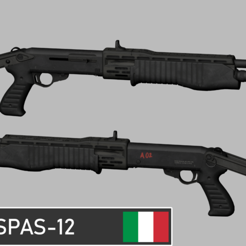 Franchi SPAS-12 V1.0 – GTA 5 mod
