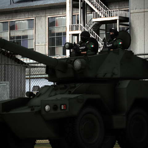 Panhard ERC 90 F4 Lynx - Mexico [Add-On / FiveM] – GTA 5 mod