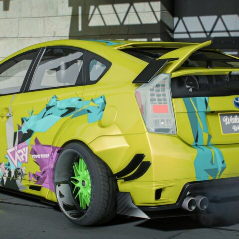 Toyota PRIUS Widebody – GTA 5 mod