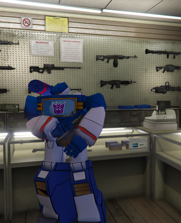 Transformers G1 Soundwave Devastation [Add-On Ped] V1.0 – GTA 5 mod