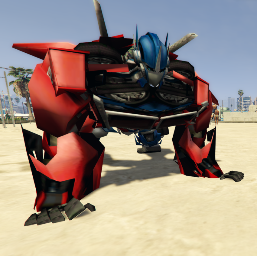 Transformers Optimus Transformers Prime – GTA 5 mod
