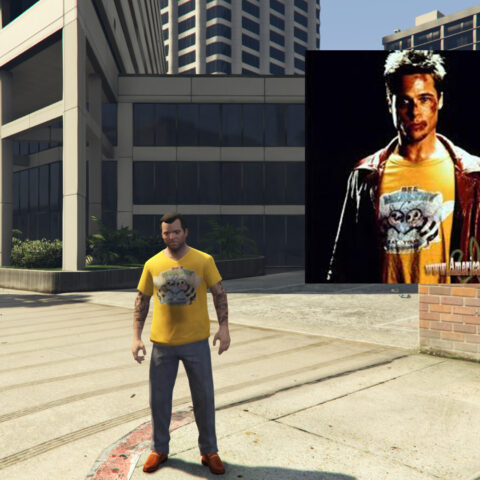 Fight Club Clothing and others for Michael V1.0 – GTA 5 mod