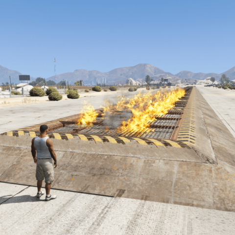 Fire Test Ramp V1.0 – GTA 5 mod